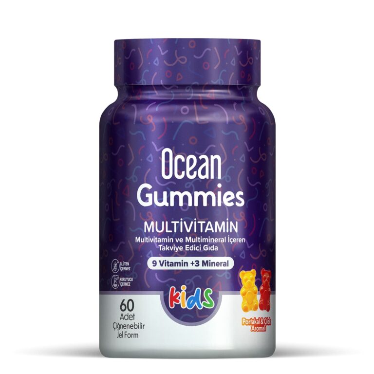 Ocean Gummies Multivitamin Kids (60 çiğnenebilir jel form) - Orzax