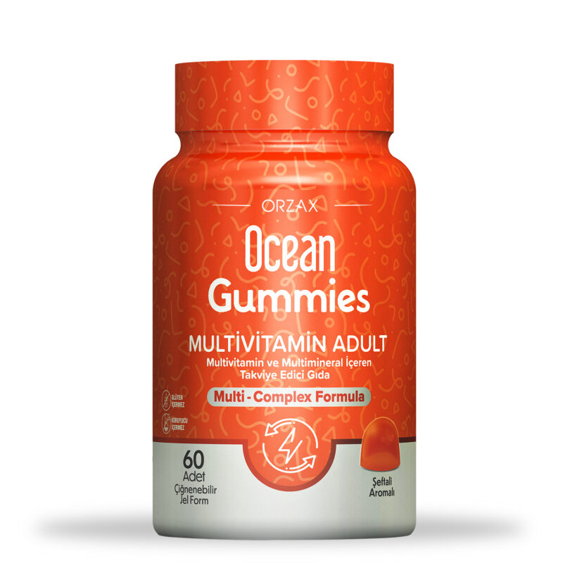 Ocean Gummies Multivitamin Adult (Çiğnenebilir jel form) - Orzax