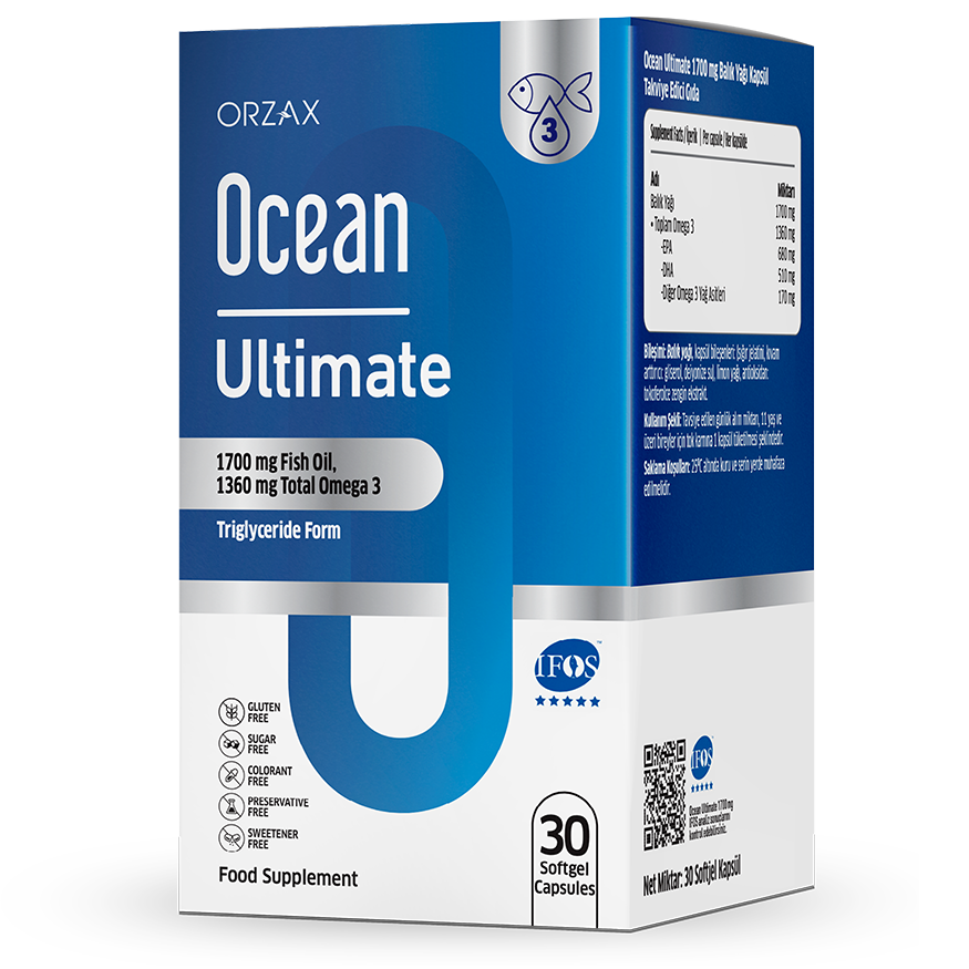 Ocean Ultimate 1700 mg Fish Oil - Orzax