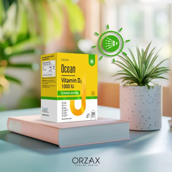 Ocean Vitamin D3 1000 IU Sprey - Orzax